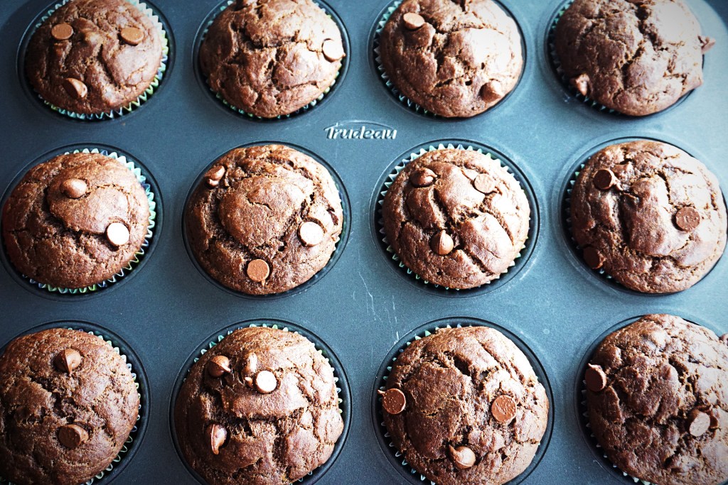 Healthy Ragi Whole Wheat Chocolate Banana Muffins - Live Laugh Love