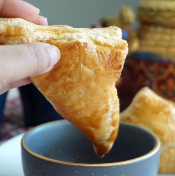 The BEST Paneer Puff | Savory Indian Puff Pastry Turnovers