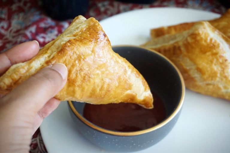 The BEST Paneer Puff | Savory Indian Puff Pastry Turnovers