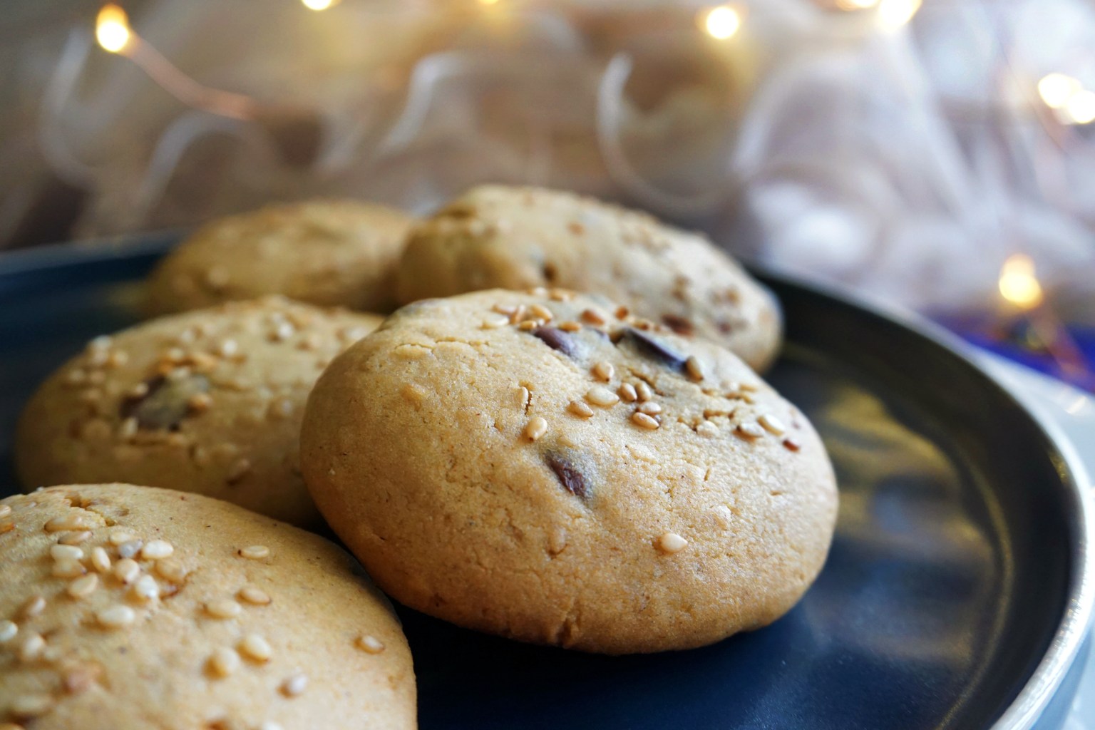 Sesame Jaggery Chocolate Chip Cookies | Til Gur Cookies - Live Laugh Love