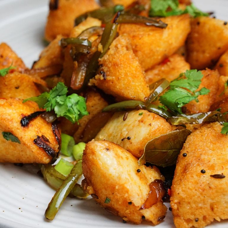 Masala Idli Recipe | Using Leftover Idlis